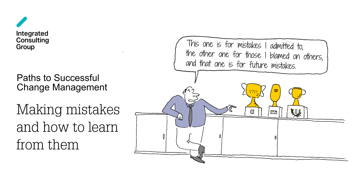 Making mistakes and how to learn from them - ICG